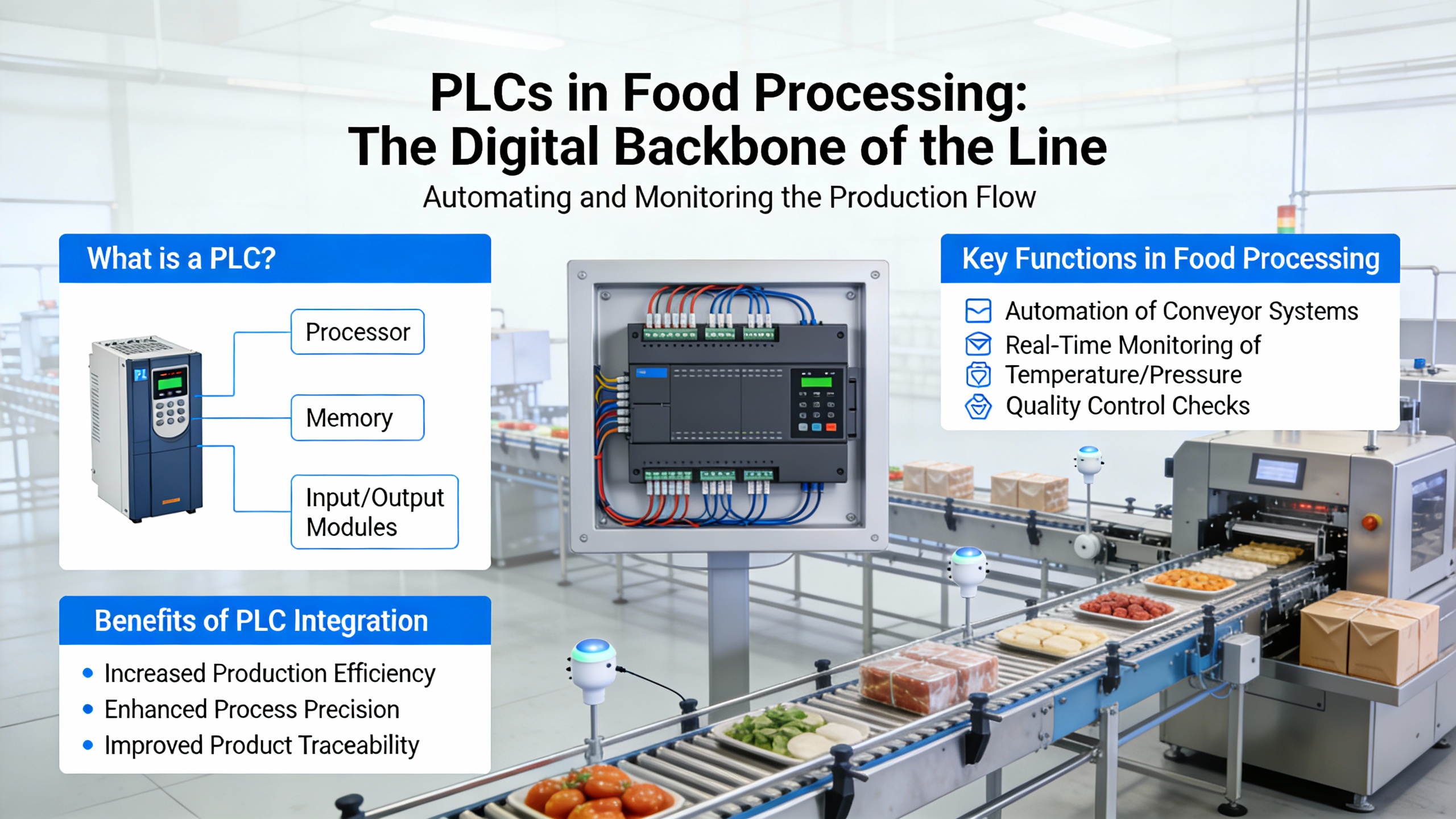 PLC Programming for Food Processing Automation